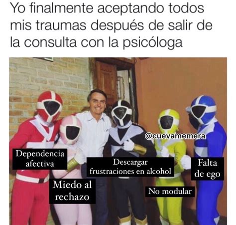 Yo finalmente aceptando todos mis traumas después de salir de la