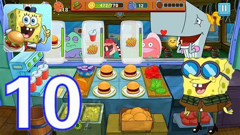 Bob Esponja Concurso De Cocina Gameplay 10 El Crustaceo Crujiente