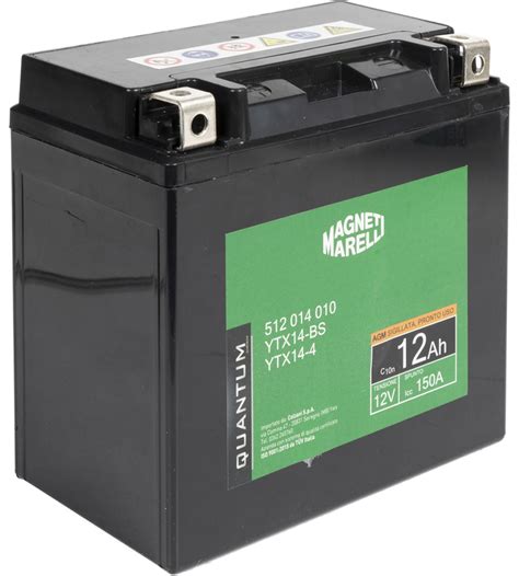 Magneti Marelli Batteria Moto E Scooter 12ah 12v 150a Tecnologia Agm