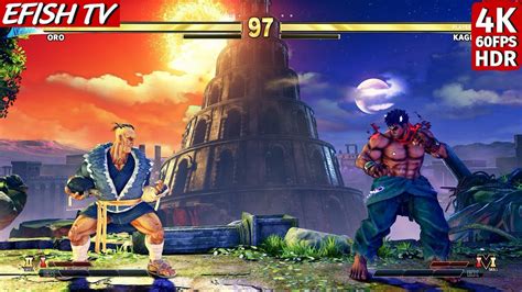 Oro Vs Kage Hardest AI Street Fighter V 4K 60FPS HDR YouTube