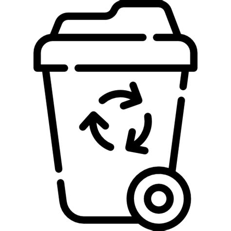 Icono De Tacho De Reciclaje Special Lineal