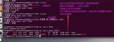 3 4 4 fork创建子进程 c 语言fork创建子进程 csdn博客