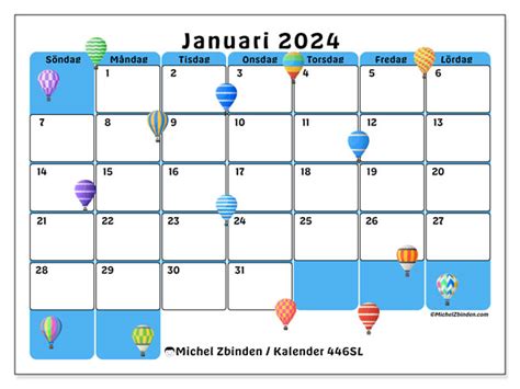 Kalender Att Skriva Ut 446 Michel Zbinden SV