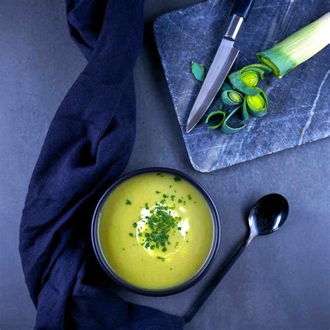 Velouté de pois cassés et poireaux La cerise sur le maillot