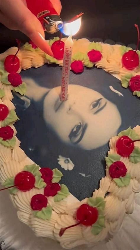 Lana Del Rey Cake Aesthetic Lana Del Rey Cake In 2023 Pretty Cakes