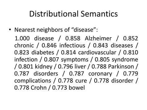 ppt corpus linguistics formal vs distributional semantics powerpoint presentation id 1828415