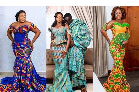 30 Best Modern Kente Styled Outfits For Engagement In 2023 YEN GH