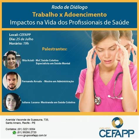 Roda De Conversa Trabalho X Adoecimento Impactos Na Vida Dos