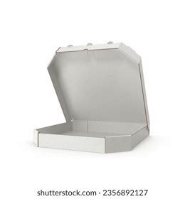 3d Illustration Open Pizza Box Mockup Stock Illustration 2356892127