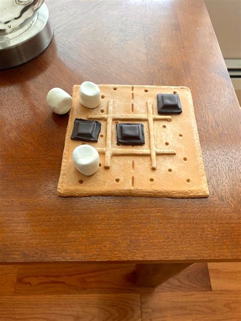 Tic Tac Toe Board Clay Smores Inspired Clay Tic Tac Toe Game Etsy