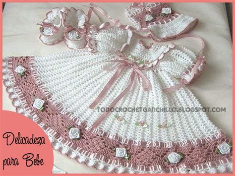 Patrones crochet de vestido de bebé Todo crochet