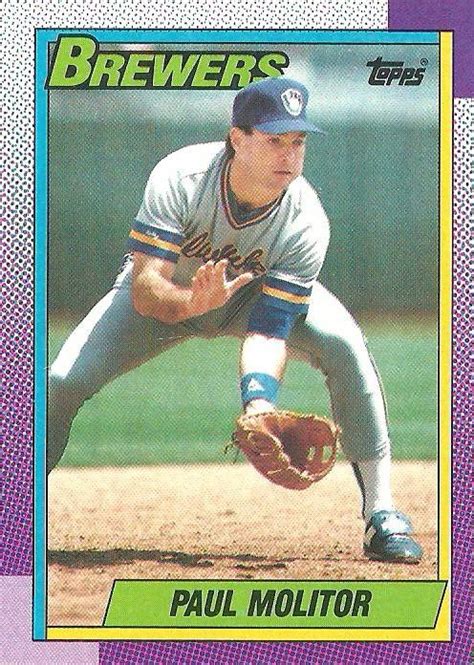 1990 Topps 360 Paul Molitor Trading Card Database