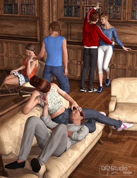Novel Romance Poses For Genesis Render State