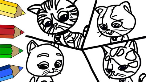 Meet The SuperKitties DrawingsHow To Draw Buddy Sparks Ginny And Bitsy
