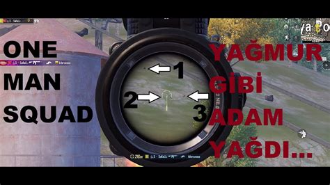 ATLADIĞIM YERDE ADAM YOK DEDİM ADAM YAĞDI ONE MAN SQUAD PUBG MOBİLE