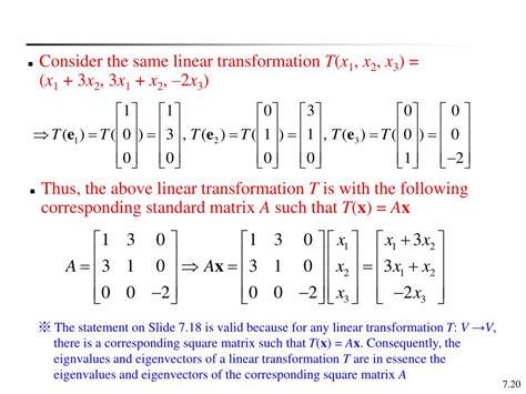 ppt chapter 7 eigenvalues and eigenvectors powerpoint presentation free download id 3004401