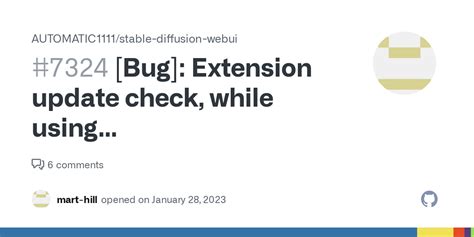 [bug] extension update check while using 5d14f282c2812888275902be4b552681f942dbfd commit is