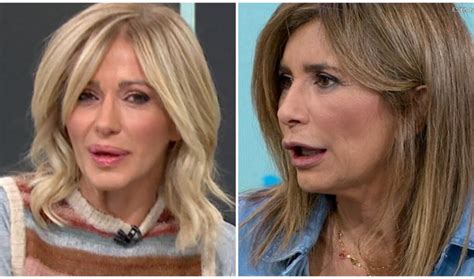Susanna Griso canta así las cuarenta a Gema López Te muerdes la