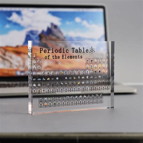 Buy MODUDY Periodic Table Of Elements 5 9x4 3 Acrylic Periodic Table