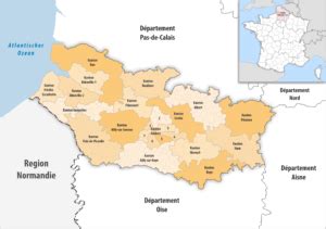 Carte Des Principales Communes De La Somme