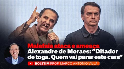 Malafaia ataca e ameaça Alexandre de Moraes Ditador de toga Quem vai