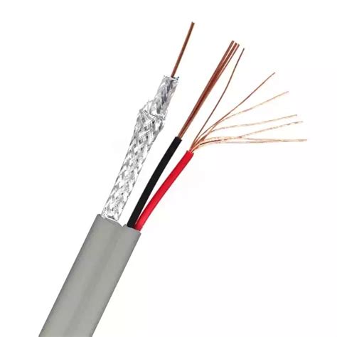 Coaxial Cable With Power Rg59 2c Line For CCTV Siamese Cable Coxial