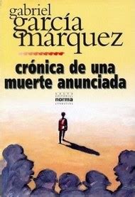 Libro Crónica de una Muerte Anunciada de Gabriel García Márquez