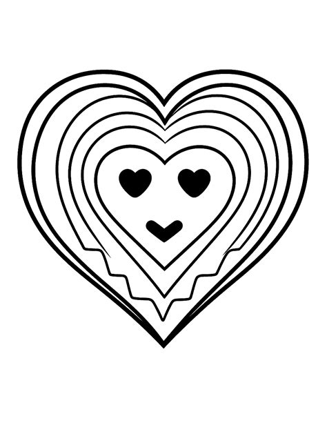 Heart Drawings With Color