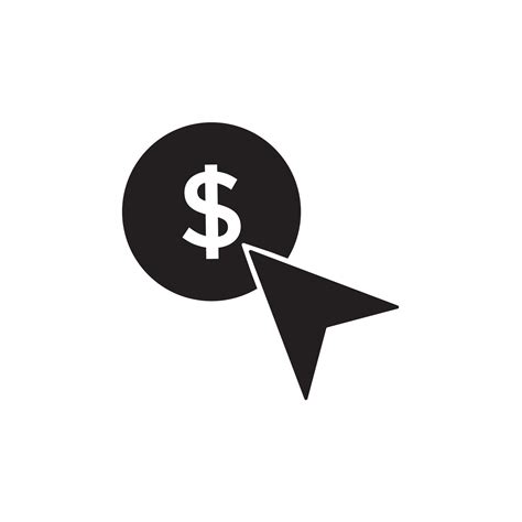 icono de línea de escaneo de pago por clic ilustración de elemento