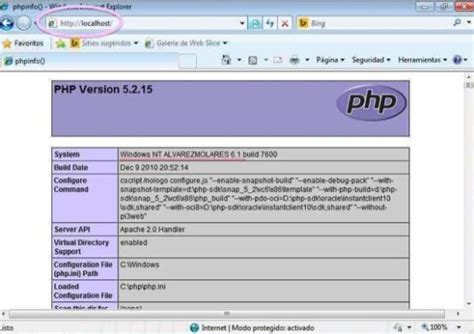 Cómo instalar PHP en Windows 9 pasos