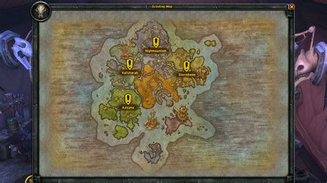 Warlords Of Draenor Map And Outland Map