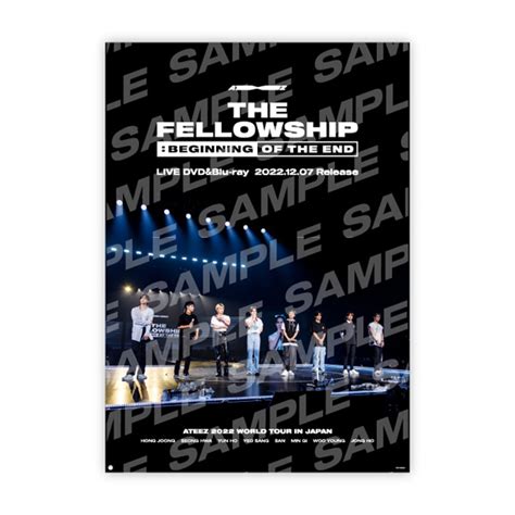 DVDBlu RayATEEZ 2022 WORLD TOUR THE FELLOWSHIPBEGINNING OF THE END