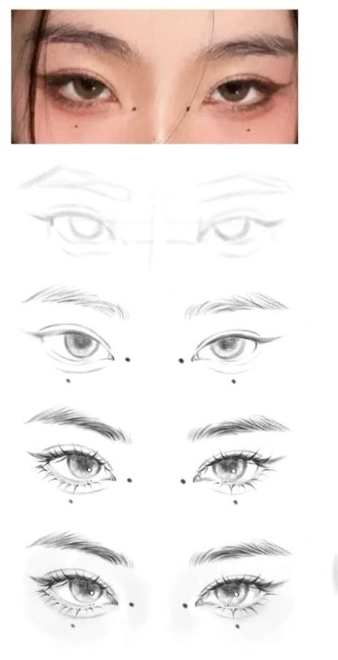 The Different Types Of Eyes Are Shown In This Drawing Lesson Which
