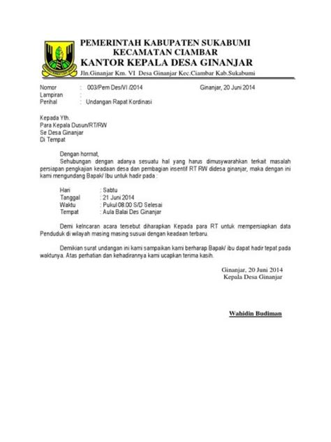 Penulisan Tempat Dan Tanggal Surat Yang Benar Adalah Brain