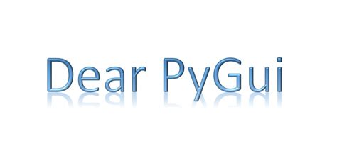dearpygui a gpu accelerated python gui framework