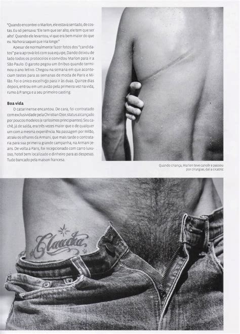 Marlon Teixeira Almost Nude In Tpm Magazine Male Models Of The World