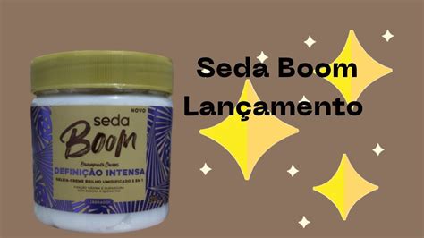 Testei o lançamento Seda Boom geleia creme definição intensa YouTube