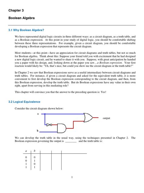 3 1 why boolean algebra pdf boolean algebra teaching mathematics