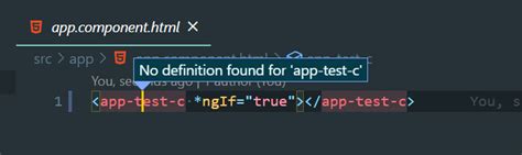 go to definition not working in template on component tags with a directive · issue 1219