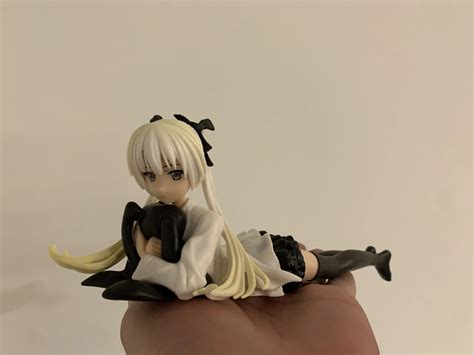 7 21CM Anime Yosuga No Sora Kasugano Sora Lie Inclini Postura PVC