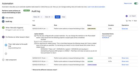 automation for jira the branch for stories fails with the error field xxxx does not exist