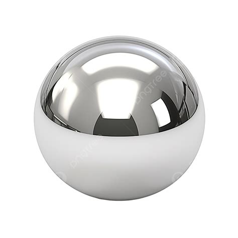 Matte Chrome Ball Chrome Ball Metal PNG Transparent Image And