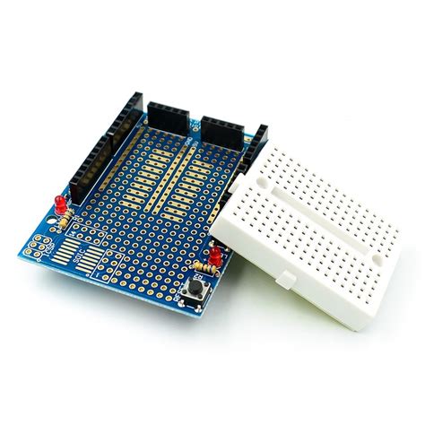 Breadboard Prototyping Arduino Shield Robomaterial