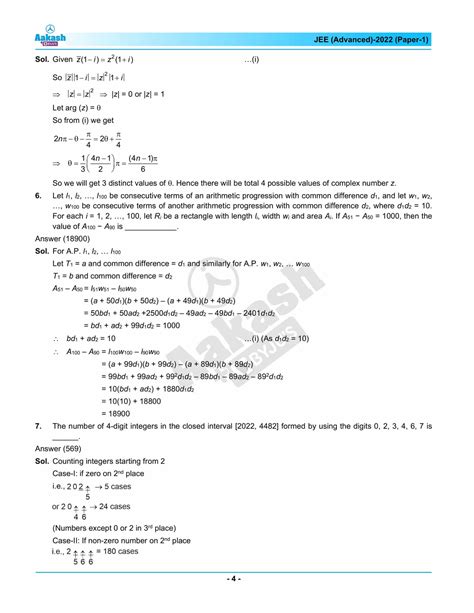 Jee Advanced Question Paper Maths Paper And Solutions