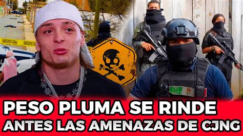 PESO PLUMA CANCELA SUS CONCIERTOS EN MEXICO YouTube
