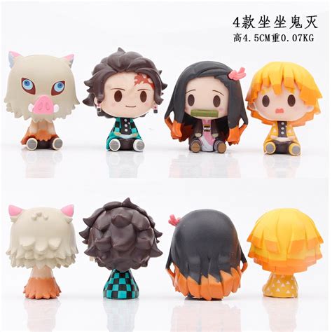 4 5 6PCS Demon Slayer Kimetsu No Yaiba Movie Mugen Train Sleeping