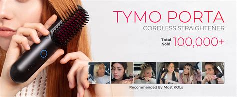 Amazon TYMO Cordless Hair Straightener Brush Porta PRO Portable