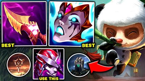 TEEMO TOP IS THE 1 KING OF TOPLANE BULLYING EASY LANE WINS S12
