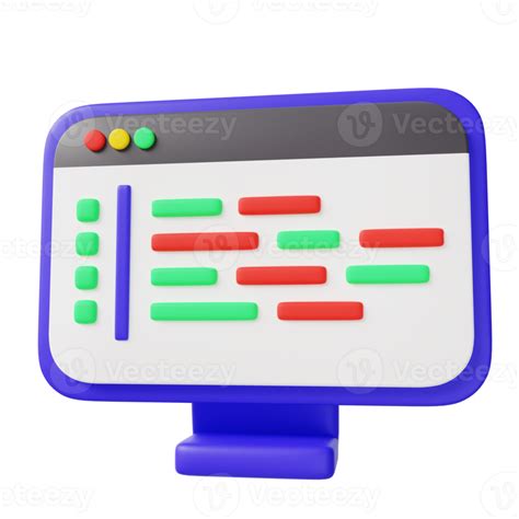 Professional Programmer Workspace D Illustration Png