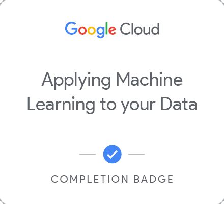 Online Course Applying Machine Learning To Your Data With Google Cloud